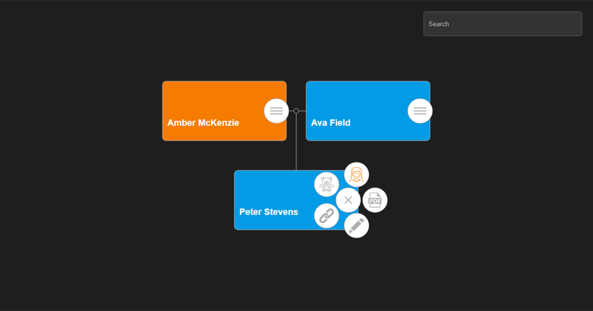 Circle menu for adding new members - FamilyTree JS Circle menu for adding new members - FamilyTree JS
