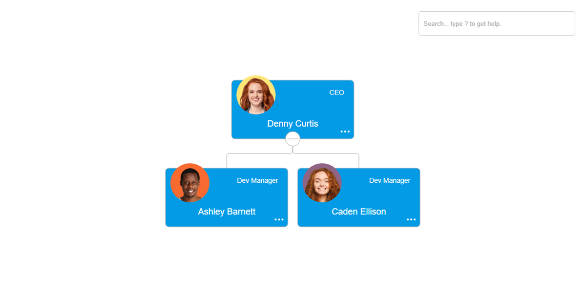 Highlight on node click - OrgChart JS